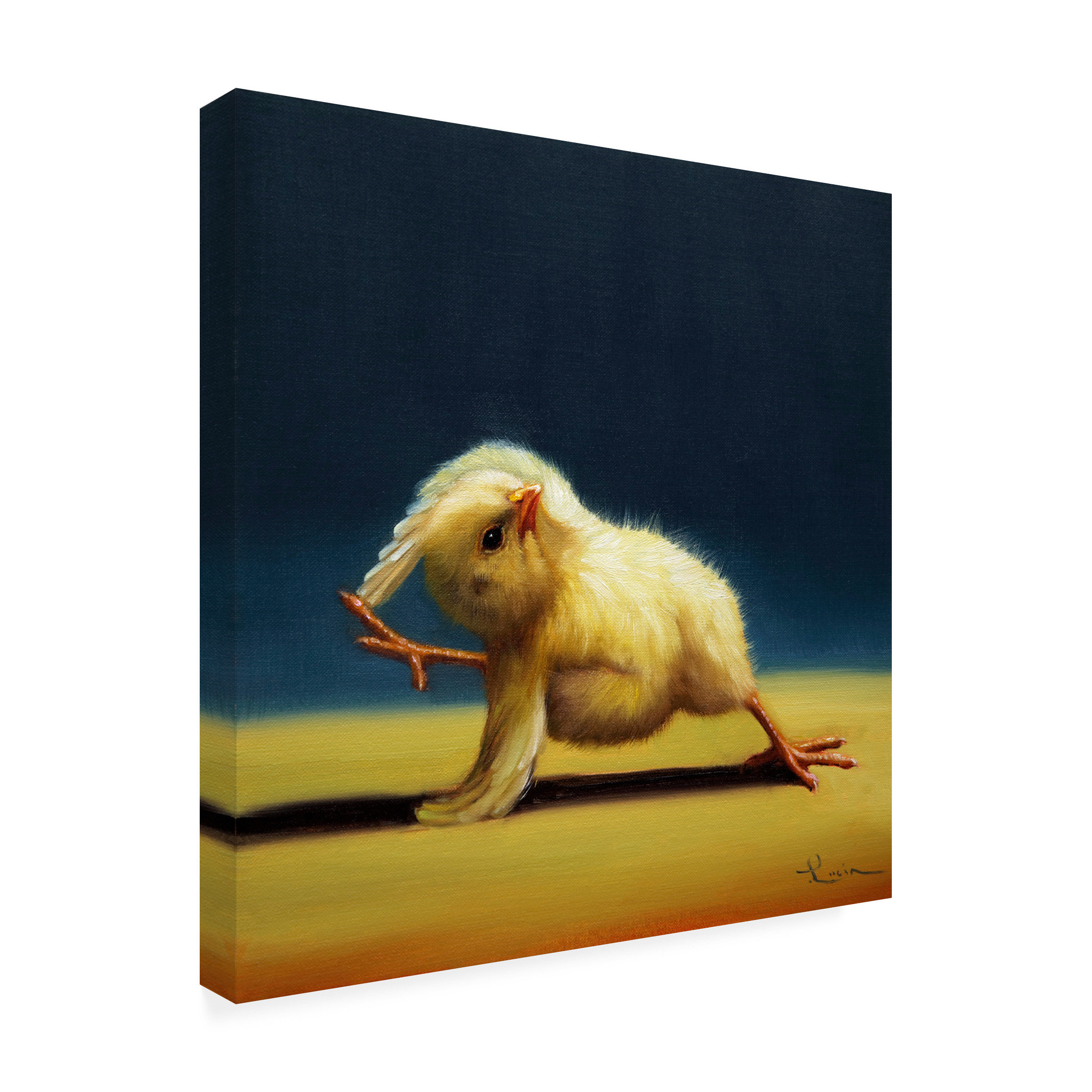 August Grove Lucia Heffernan 'Yoga Chick Bind' Canvas Art - Wayfair Canada