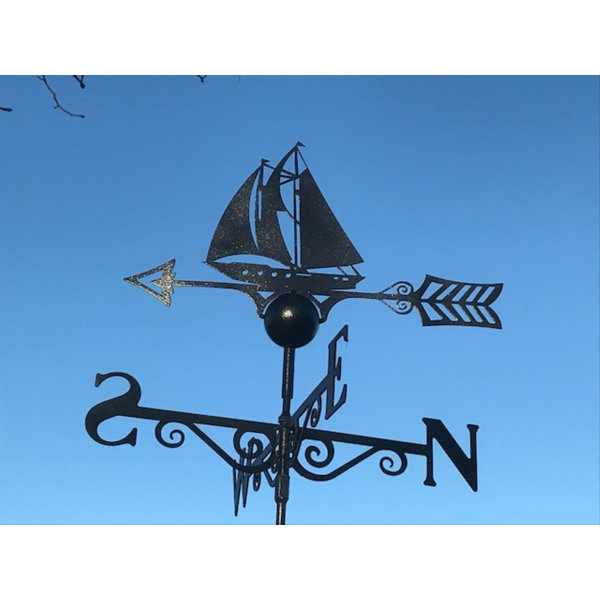 Longshore Tides Lewis 88cm H Nautical Weathervane | Wayfair.co.uk