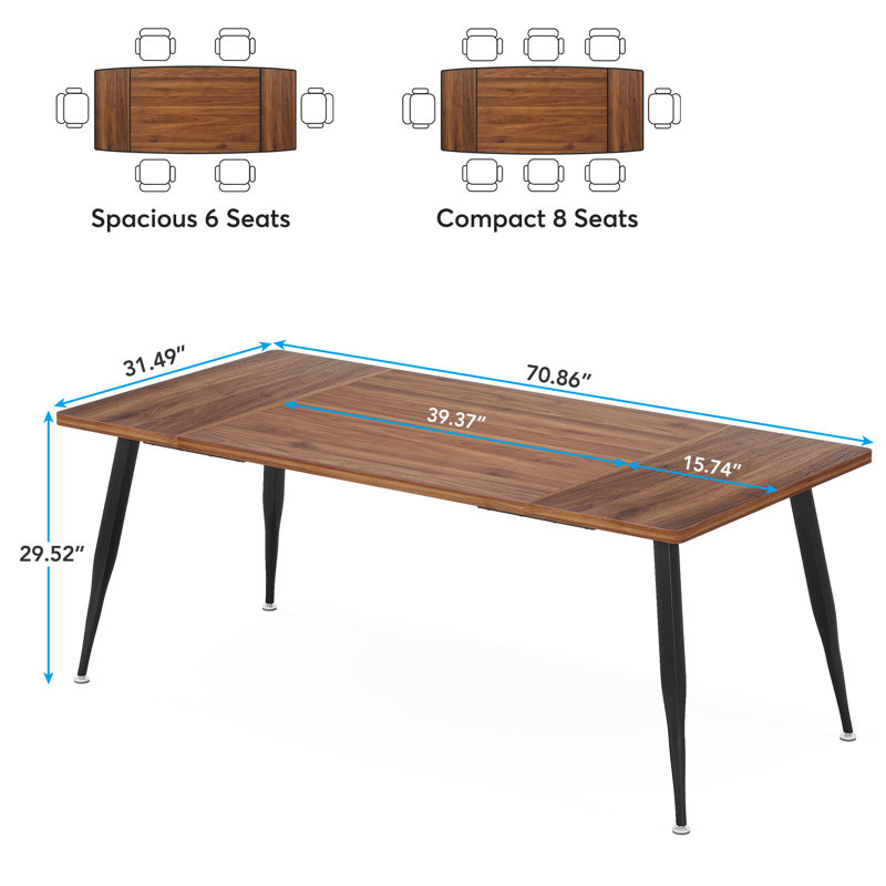 Wade Logan® Borka Rectangular Conference Table & Reviews | Wayfair