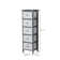 17 Stories Rilana 5 Drawer Grey and White Chest Storage Unit | Wayfair ...