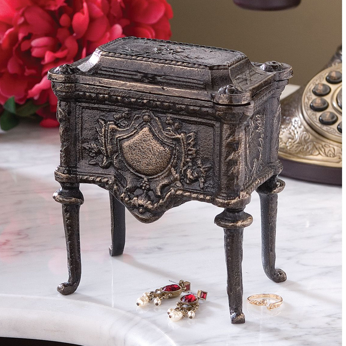 Design Toscano Authentic Metal Decorative Box & Reviews | Wayfair