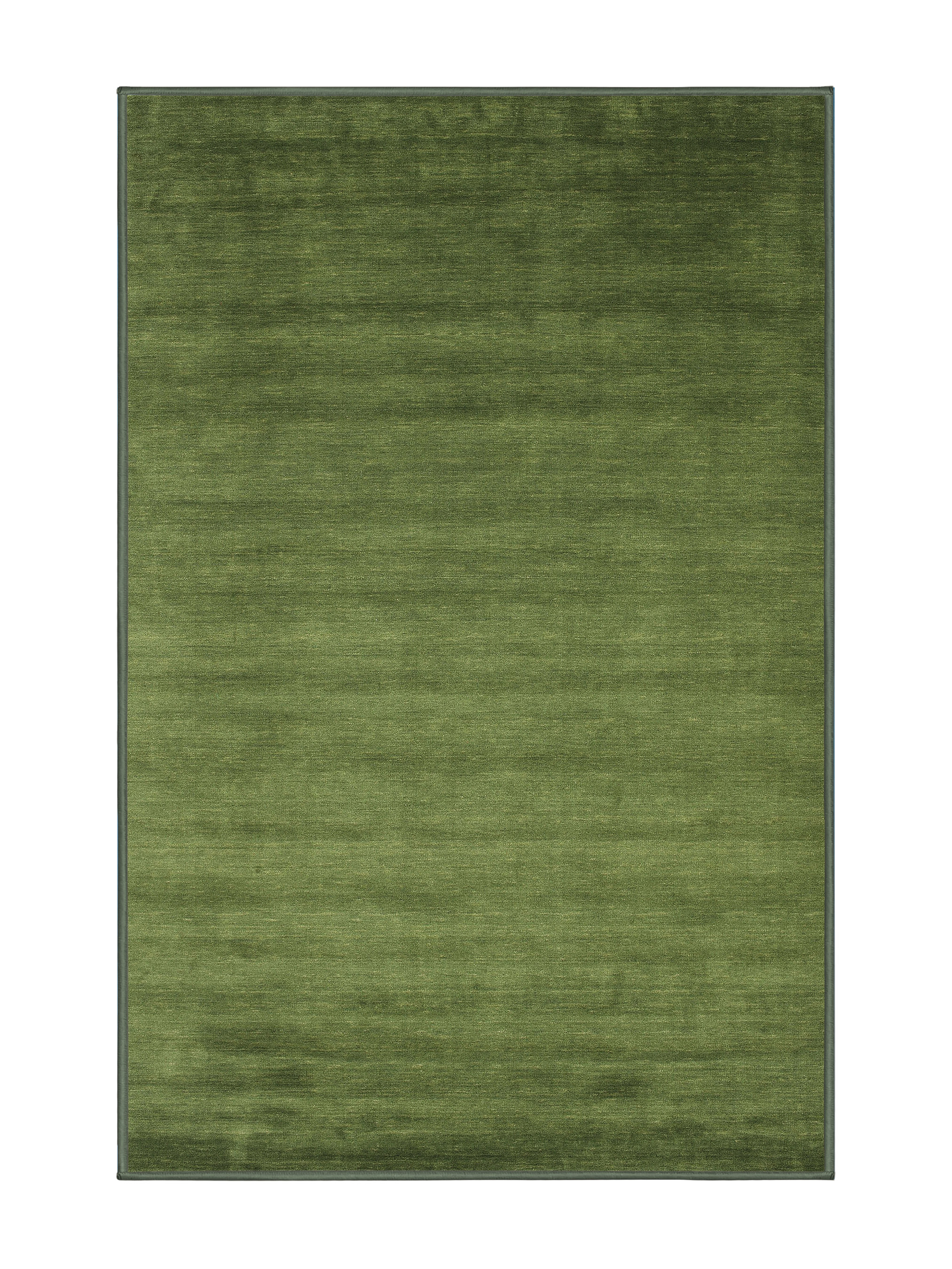East Urban Home Contemporary Dark Green Area Rug | Wayfair