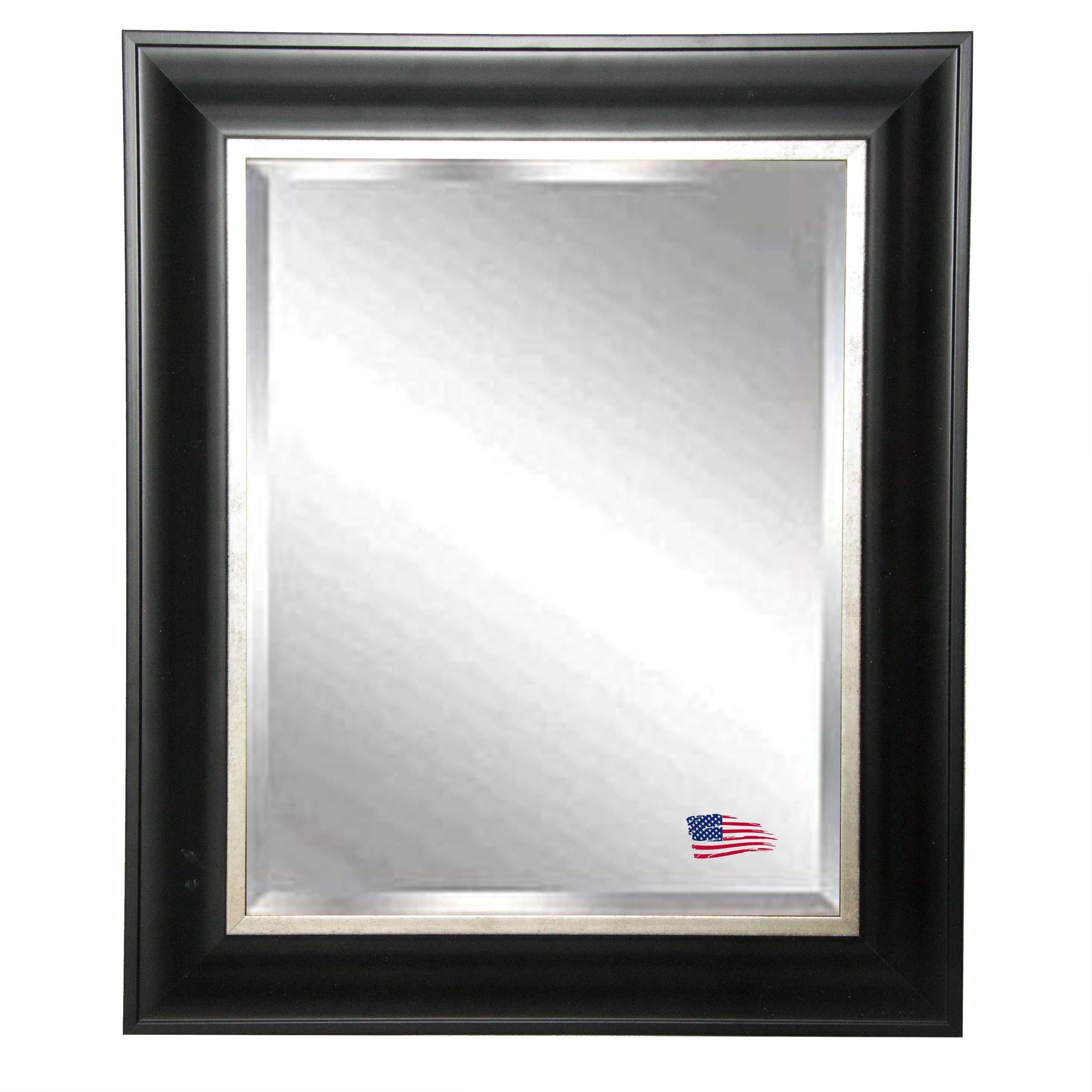 Red Barrel Studio® Duval Solid Wood Flat Wall Mirror & Reviews | Wayfair