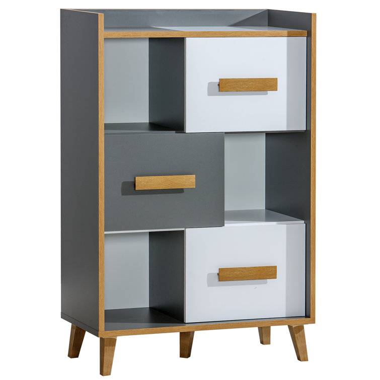 Corrigan Studio Clarwin 135.4cm H x 90cm W Standard Bookcase | Wayfair ...