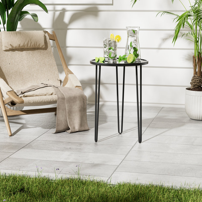 George Oliver Dier 21.5'' Tall Outdoor Modern Side Table & Reviews ...