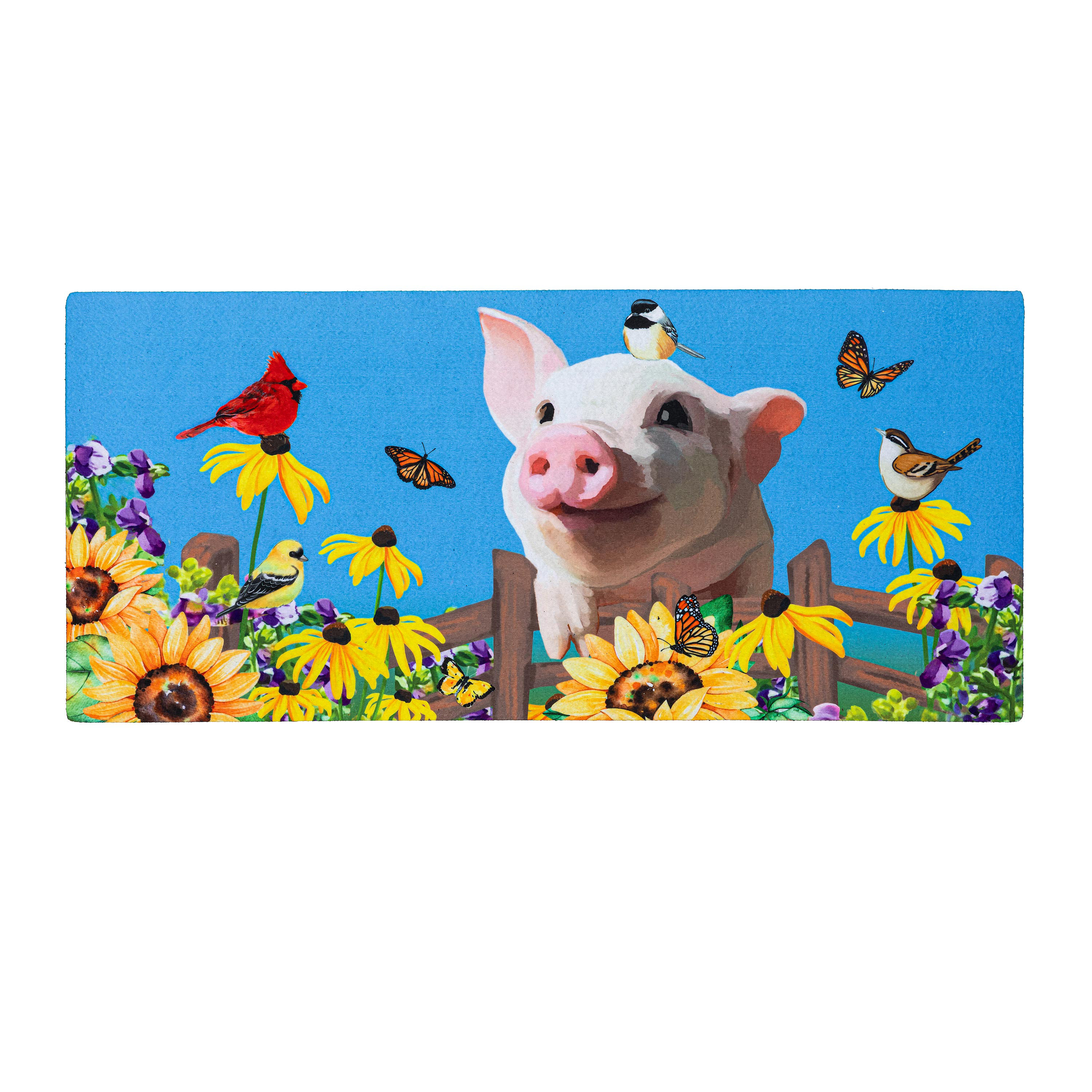 Ophelia & Co. Fall Piggy Sassafras Switch Mat | Wayfair