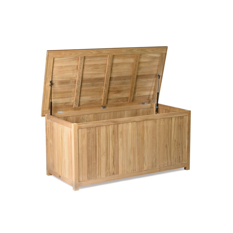 CO9 Design Essential 255 Gallon Teak Deck Box & Reviews | Perigold