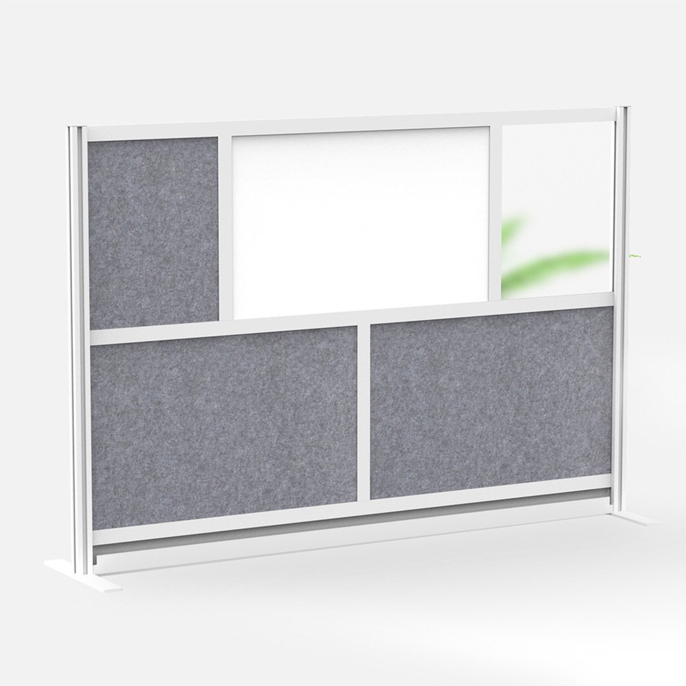 Luxor Harmony Workflow Modular Wall with Frame - 70" x 48" Starter Wall ...