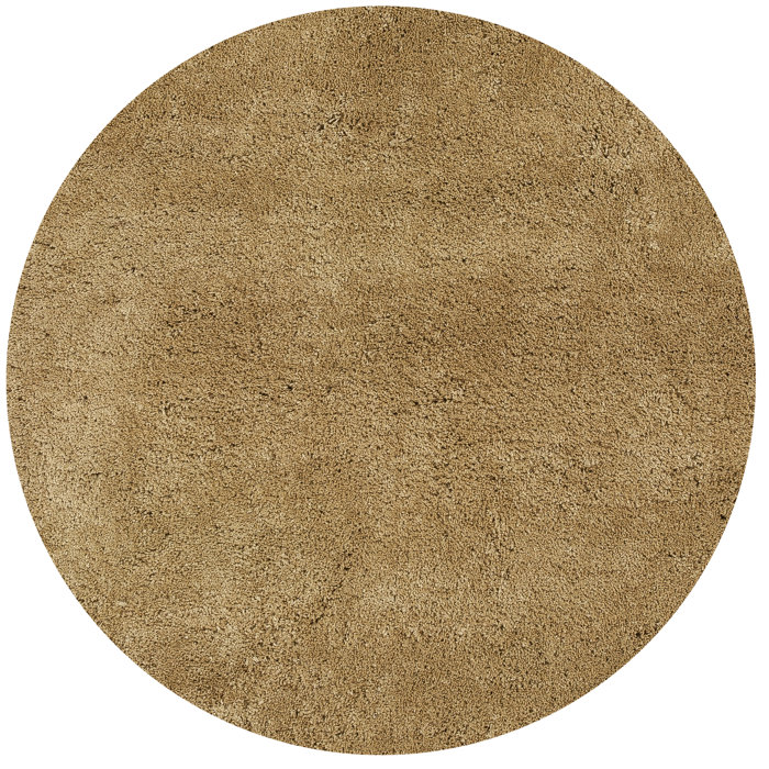 Wrought Studio Tayla Handmade Shag Gold Area Rug & Reviews | Wayfair
