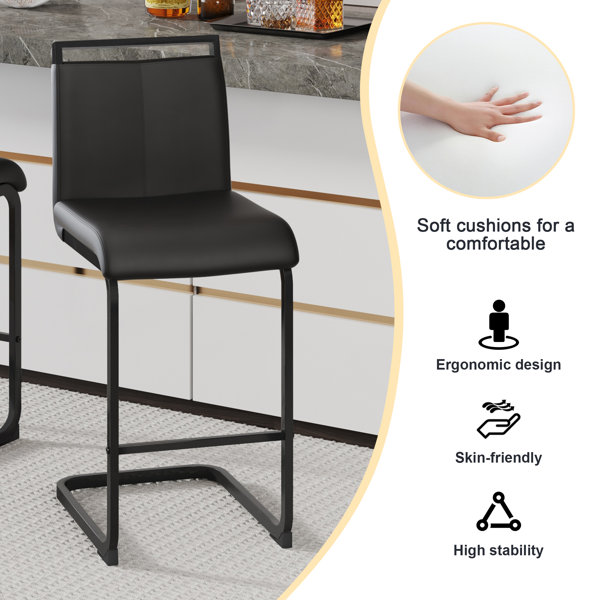 Latitude Run® Telauges 25'' Counter Stool & Reviews | Wayfair