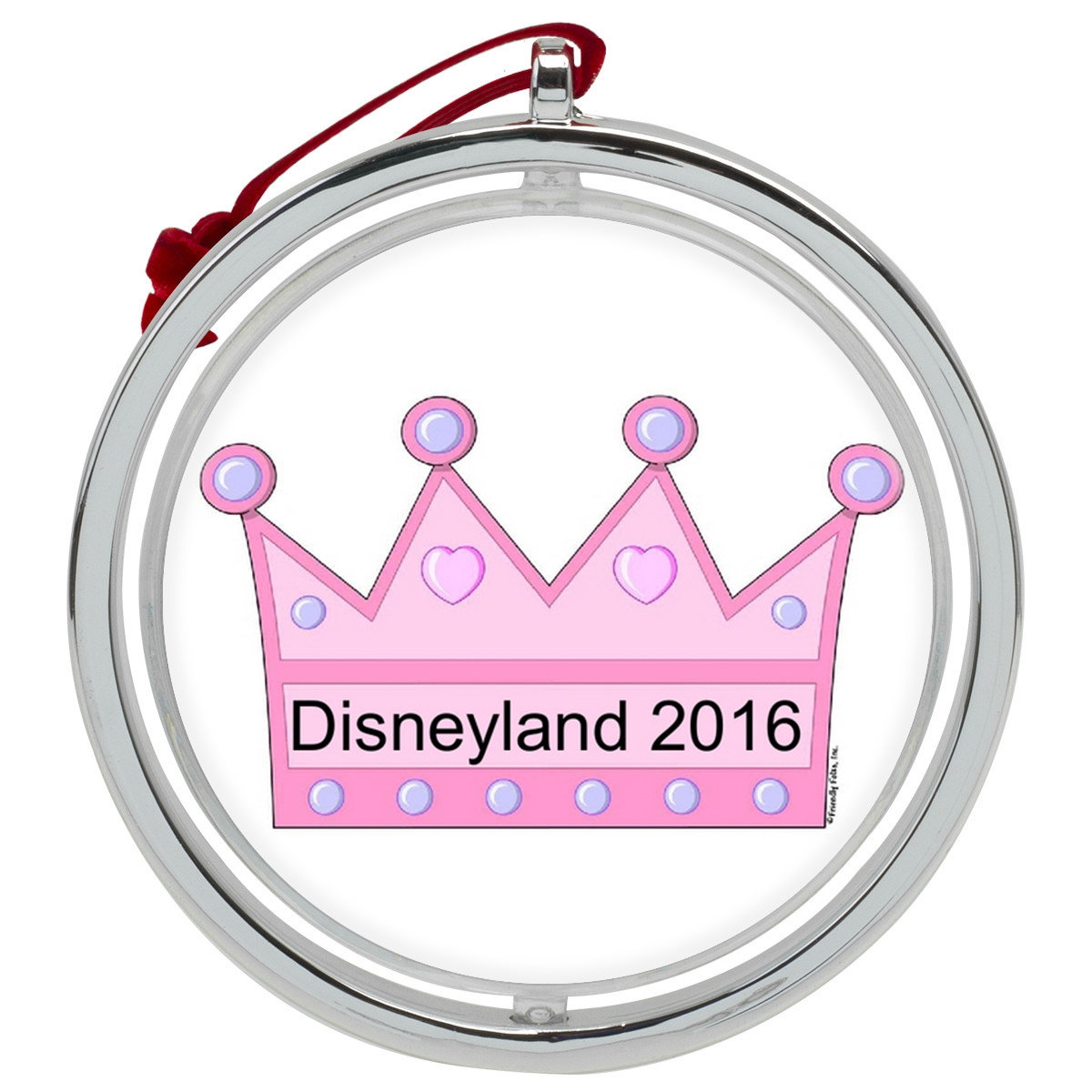 Printed Perfection Personalized Princess Crown Double Sided Spinable ...