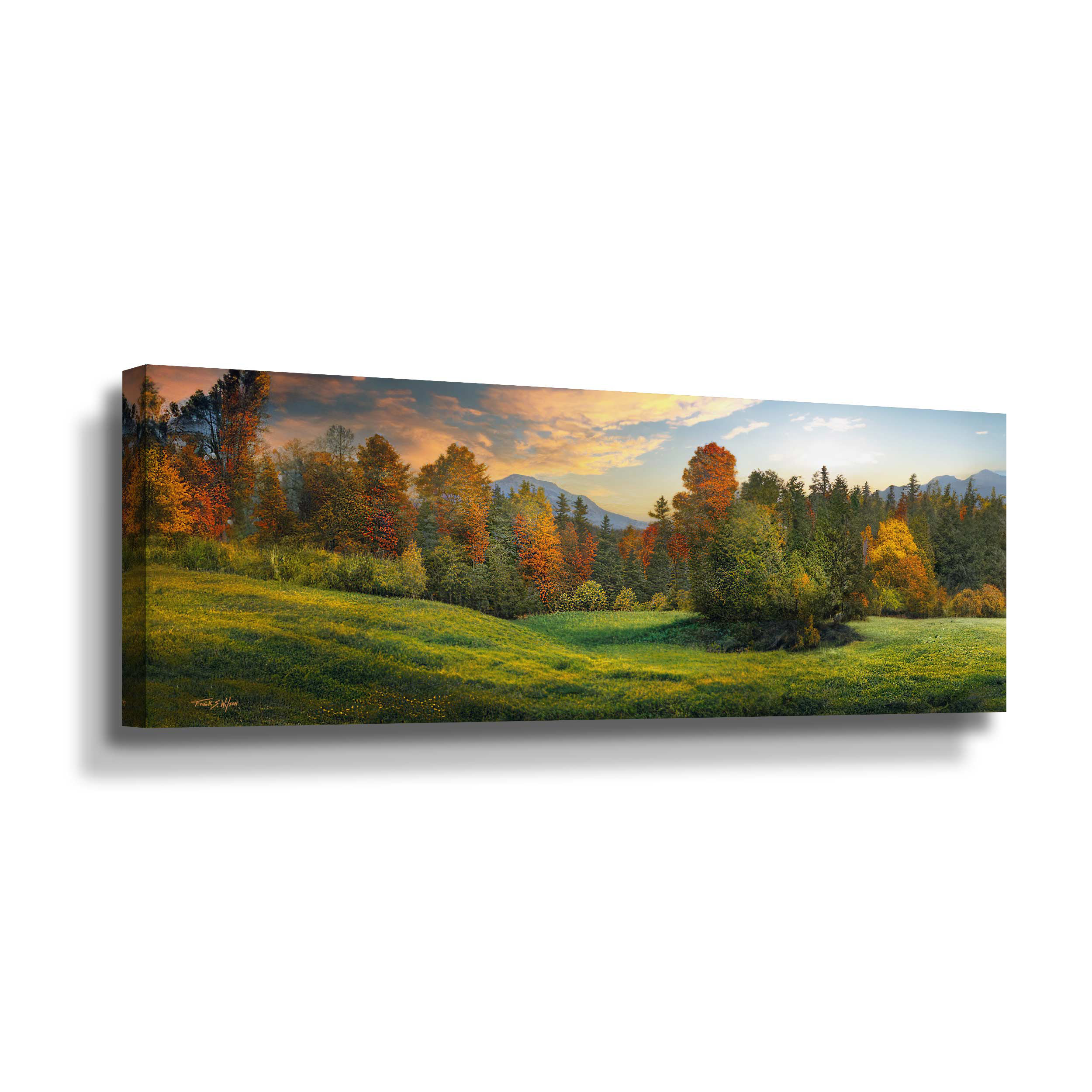 Millwood Pines Autumn Forest Edge Print On Canvas By Frank Wilson Nature Wall Art | Wayfair
