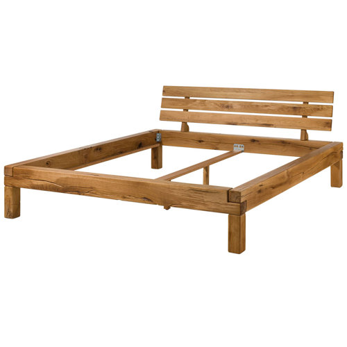 Massivmoebel24 Krakau Beam Bed Frame | Wayfair.co.uk