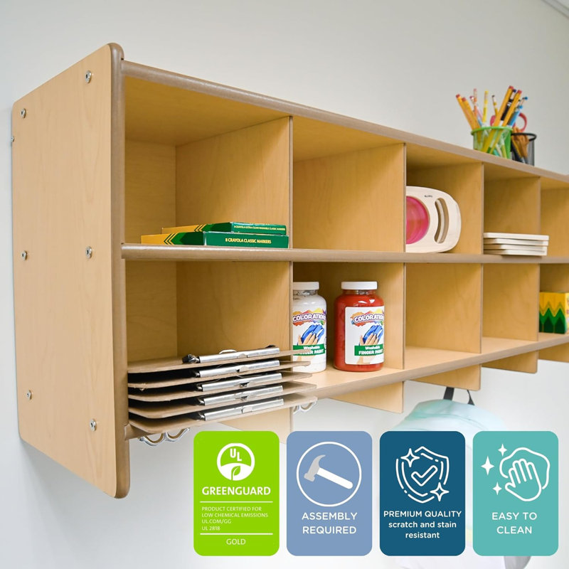 Angeles Value Line 10 Section Wall Locker & Reviews | Wayfair