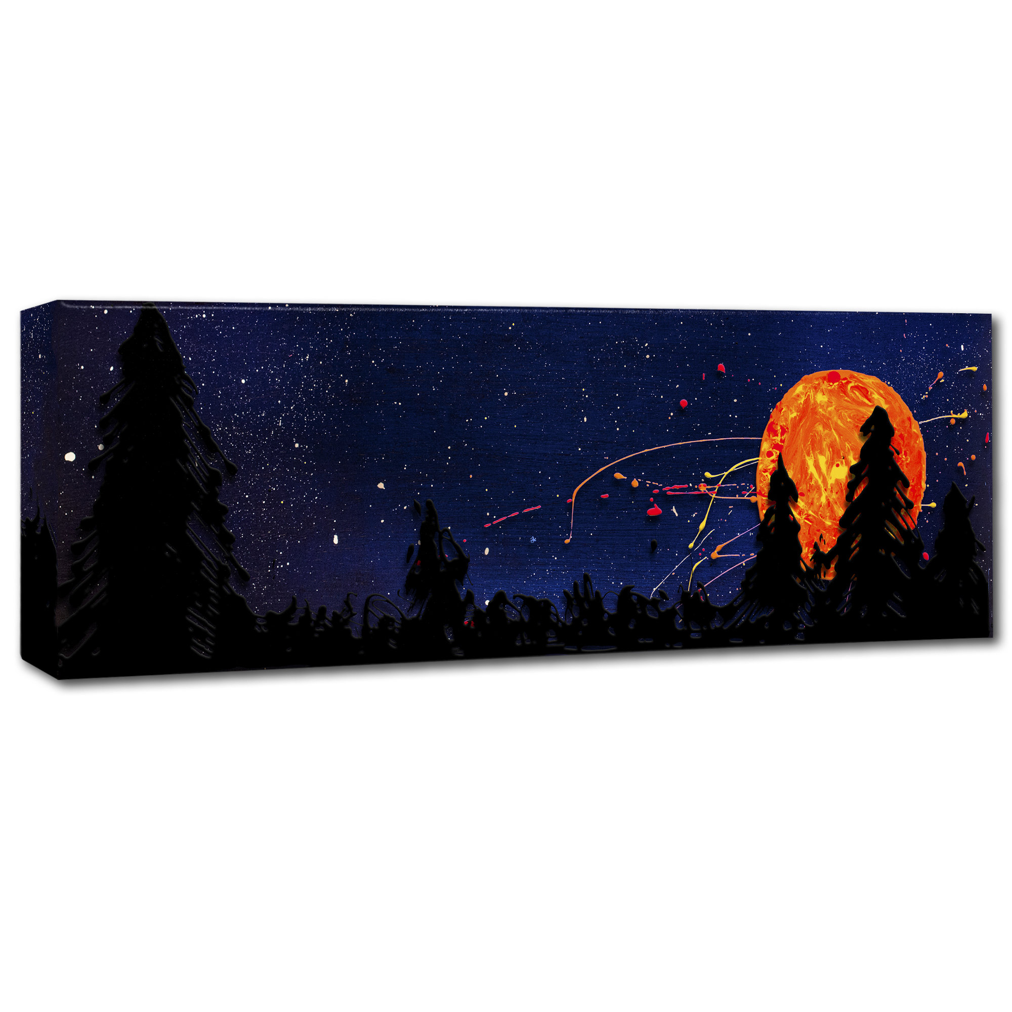 Ebern Designs Washington Moonrise by Roderick Stevens - Print on Canvas ...