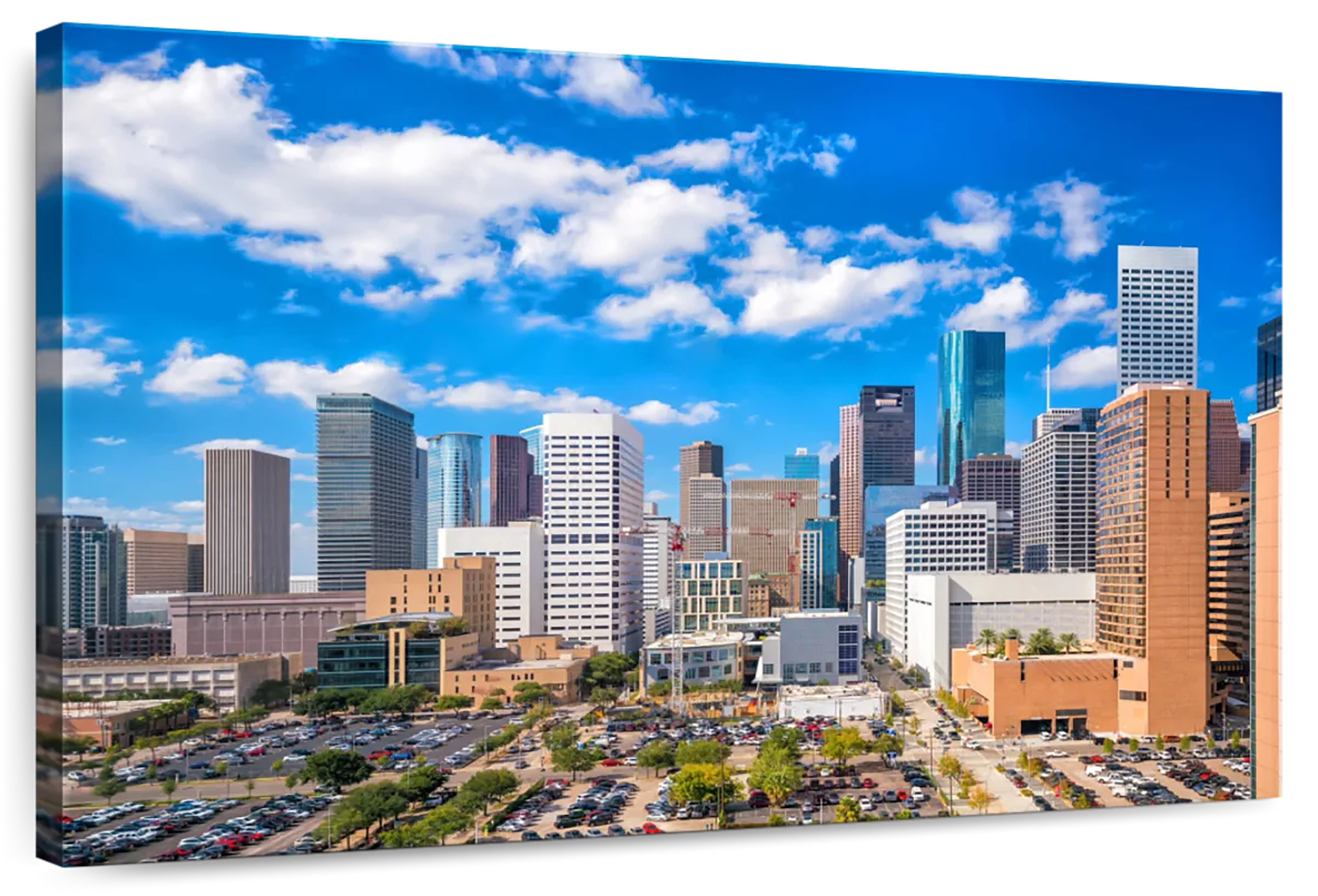 Latitude Run® Downtown Houston Skyline | Wayfair