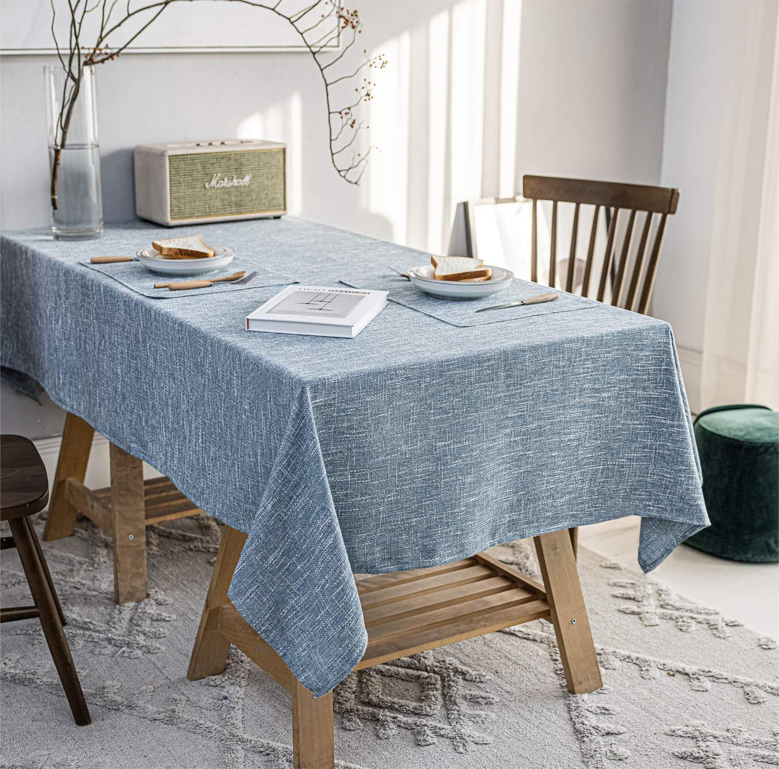 Hokku Designs Harv Rectangle Linen Tablecloth | Wayfair
