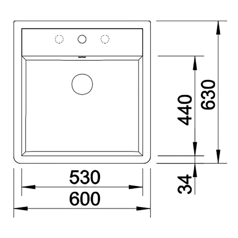 Blanco Panor Single Bowl Inset Kitchen Sink | Wayfair.co.uk