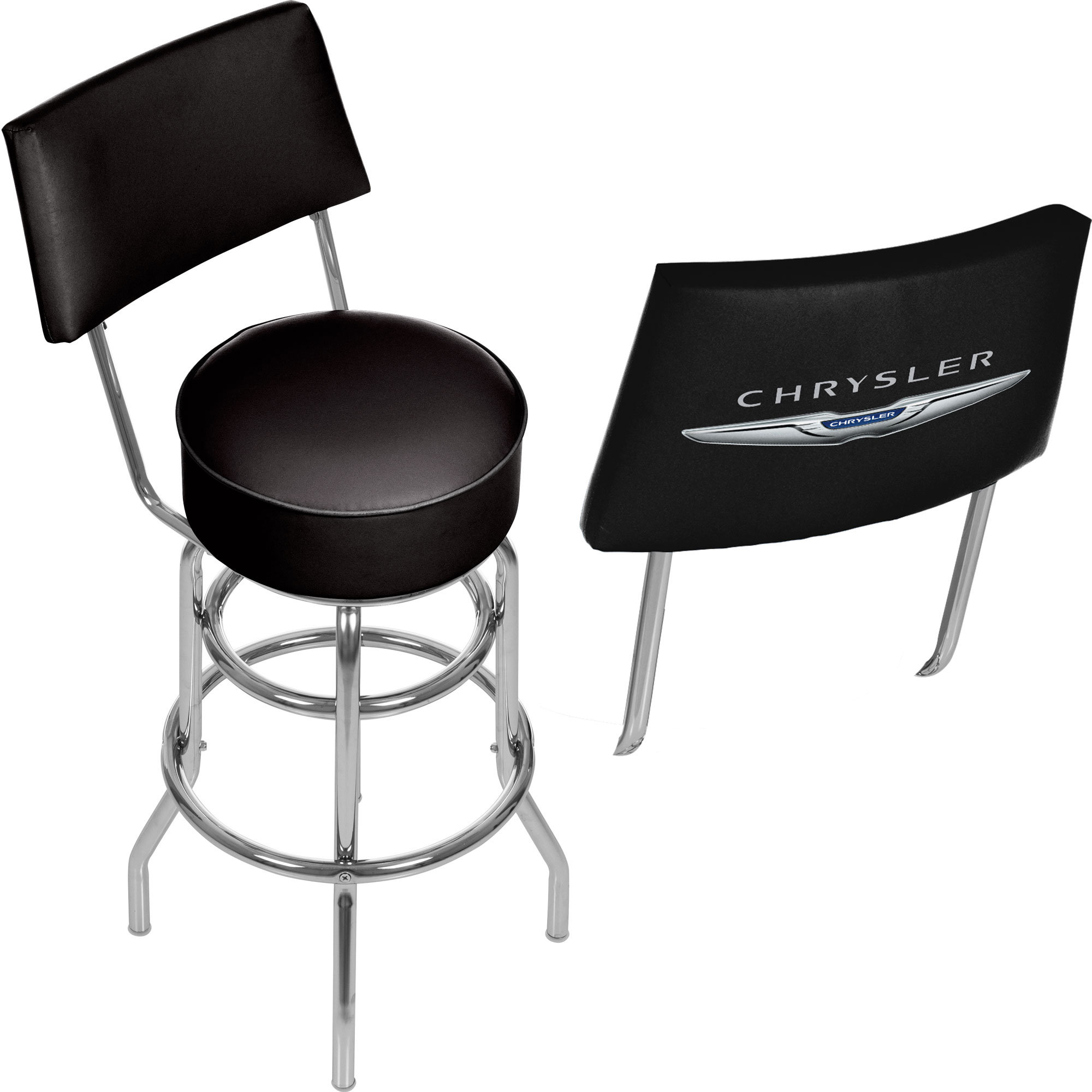 Trademark Global Chrysler Swivel 31" Bar Stool | Wayfair