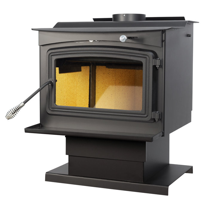Pleasant Hearth 2,200 Sq. Ft. Large Freestanding Wood Burning Stove ...
