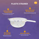 YBM Home Deep Plastic Colander & Reviews | Perigold