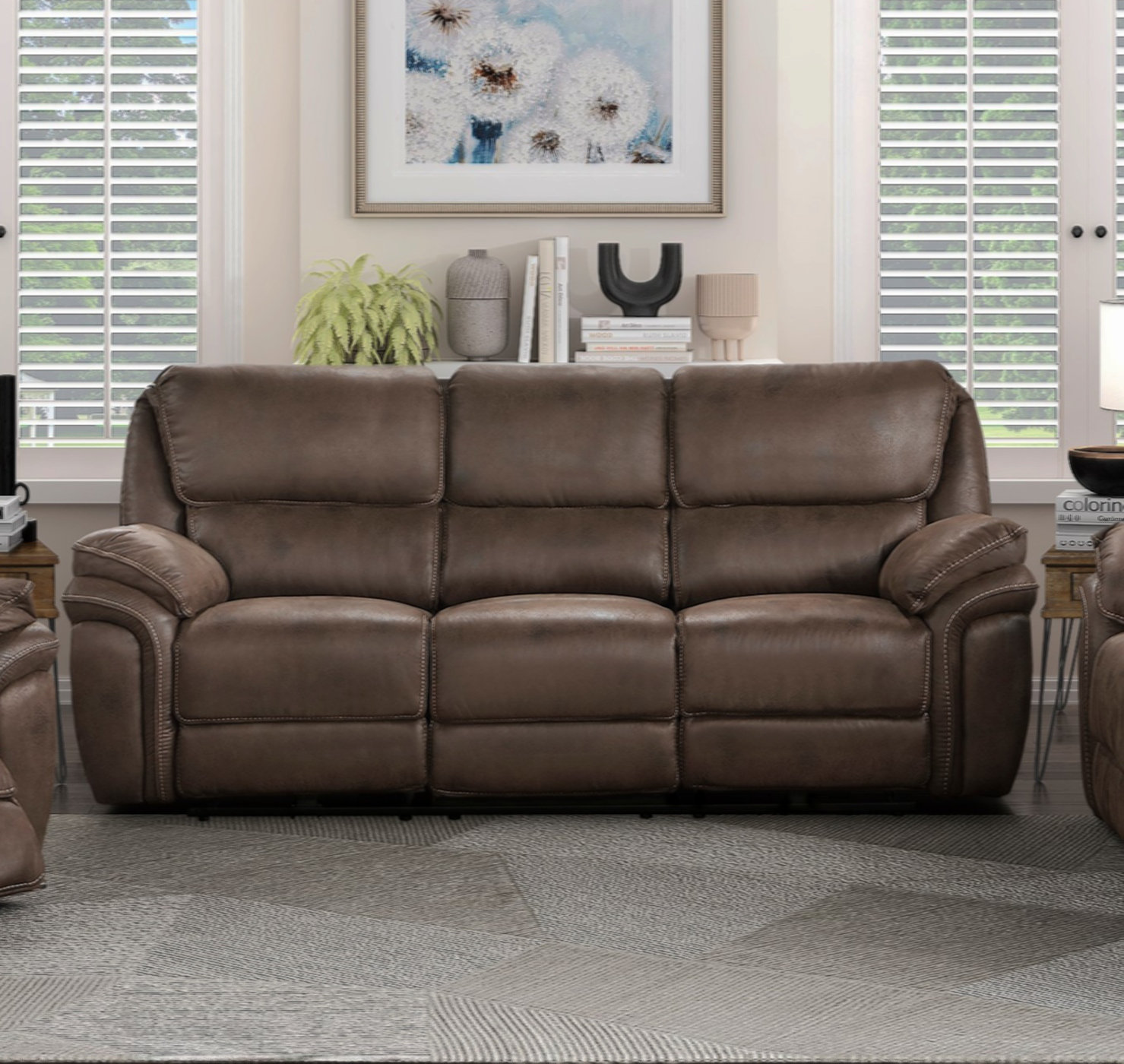 Red Barrel Studio Plush Design Power Reclining Sofa Upholstery Port Furniture - Wayfair Canada