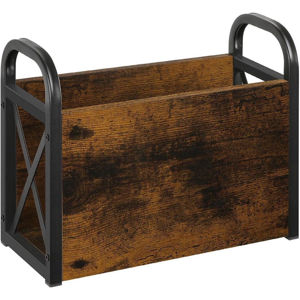 MAXAYA Magazine Holder, Magazine Rack Floor, Magazine Storage Basket ...