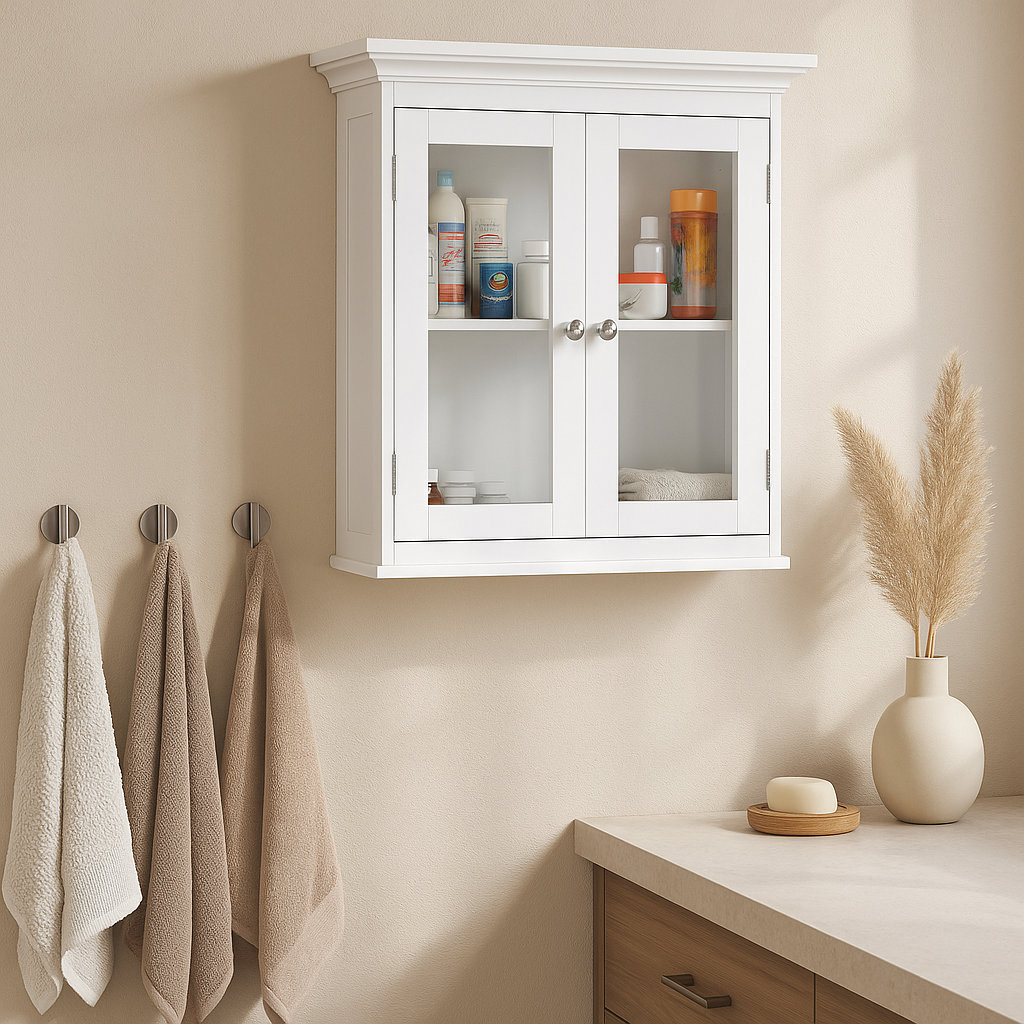 Highland Dunes Allare 2-Door Removable Wall Storage Cabinet & Reviews ...