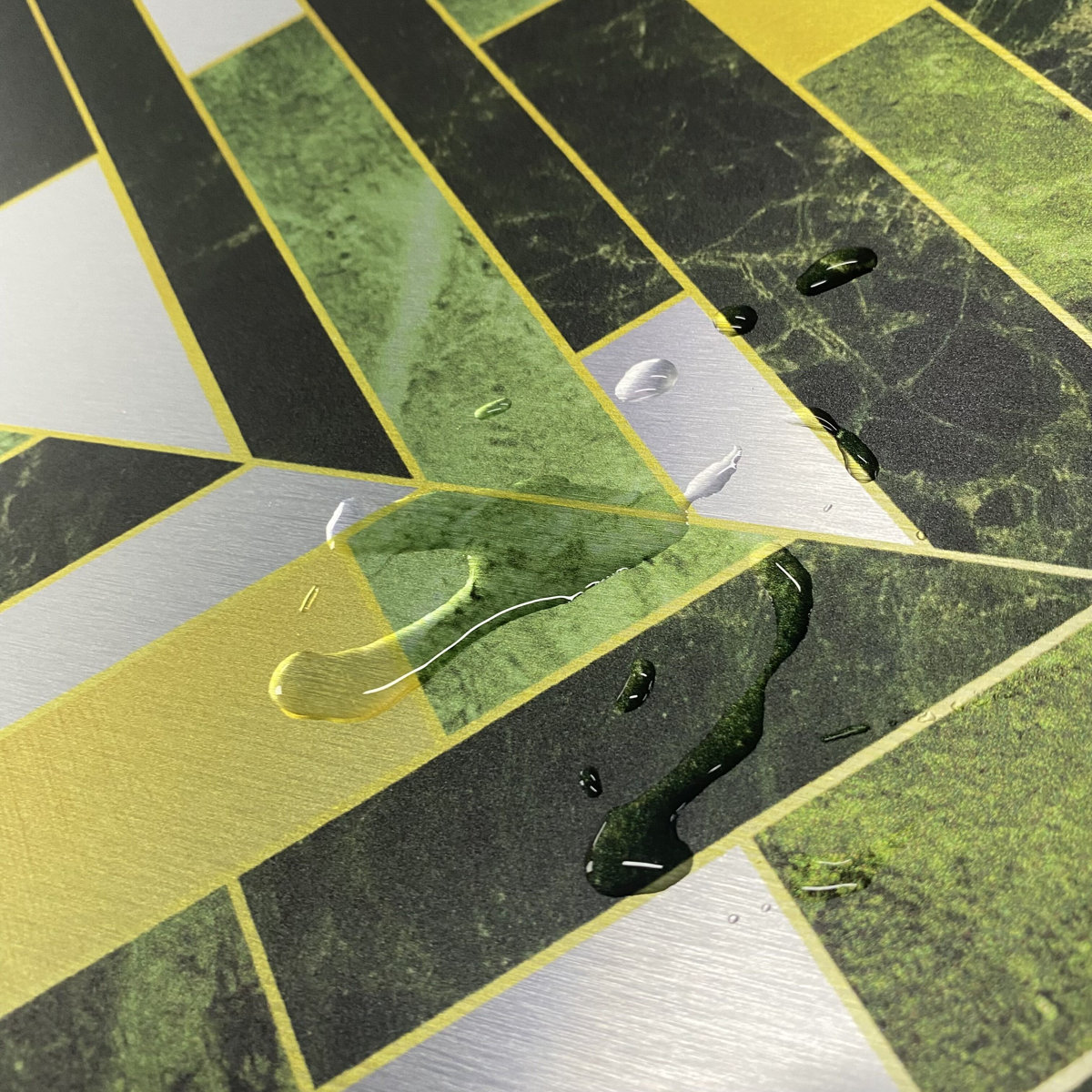 Wrought Studio™ Rusty Brass Kitchen Backsplash Tile Sticker | Wayfair