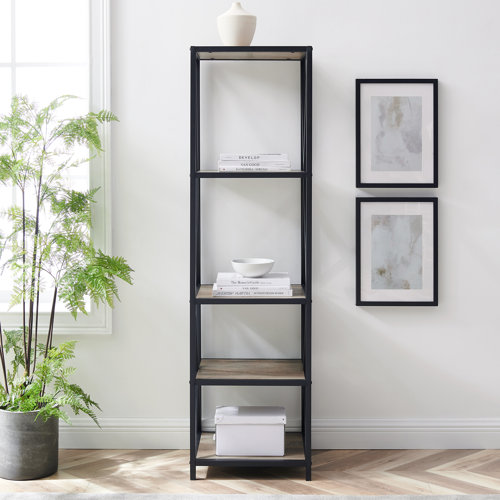 Gracie Oaks Eulas Etagere Bookcase & Reviews | Wayfair