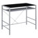 Ebern Designs Glass Top Metal Base Computer Desk & Reviews | Wayfair