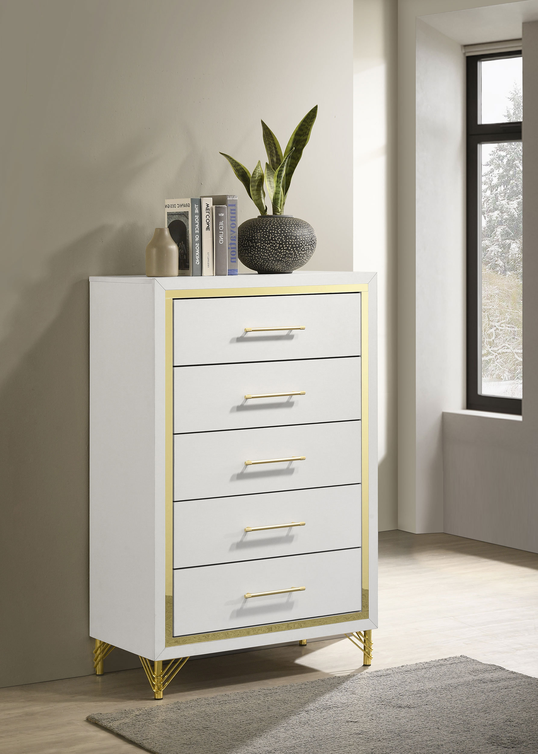 Lark Manor Jacquille 5-drawer Bedroom Chest of Drawers - Wayfair Canada