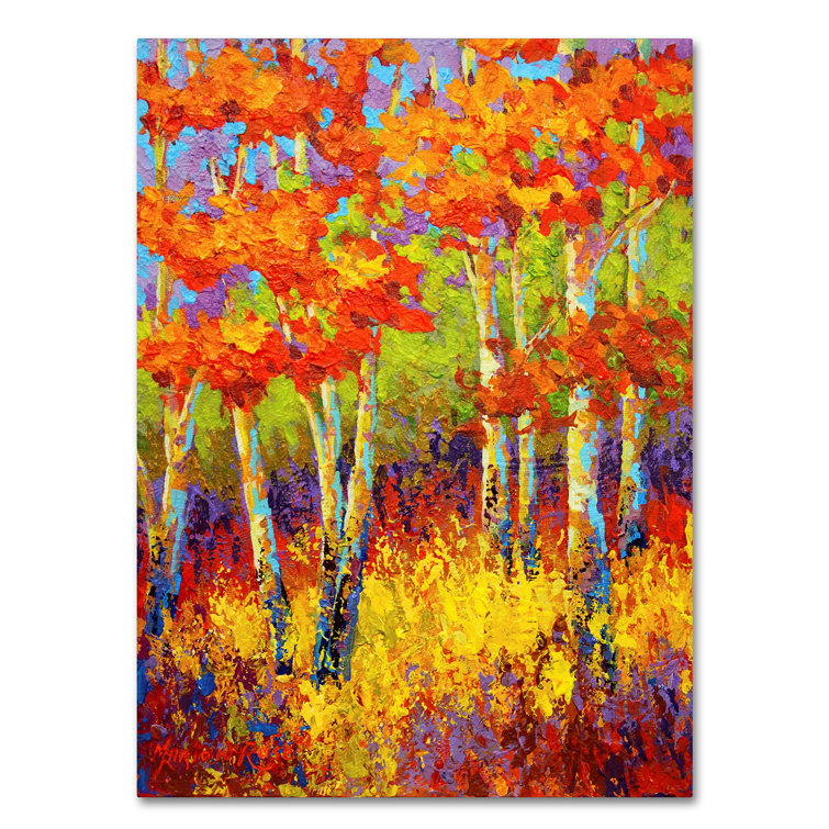 Trademark Art Marion Rose " Evening Glow " by Marion Rose Painting ...