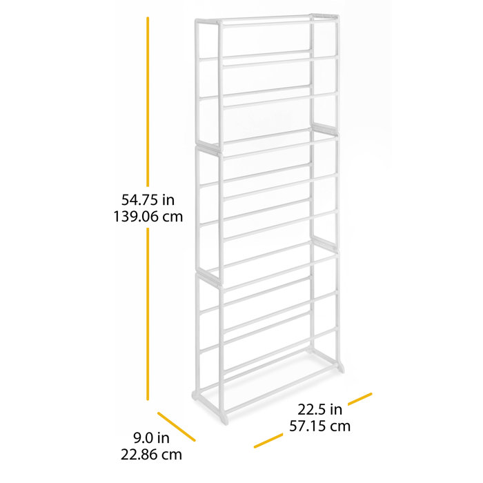 Rebrilliant 30 Pair Shoe Rack & Reviews | Wayfair
