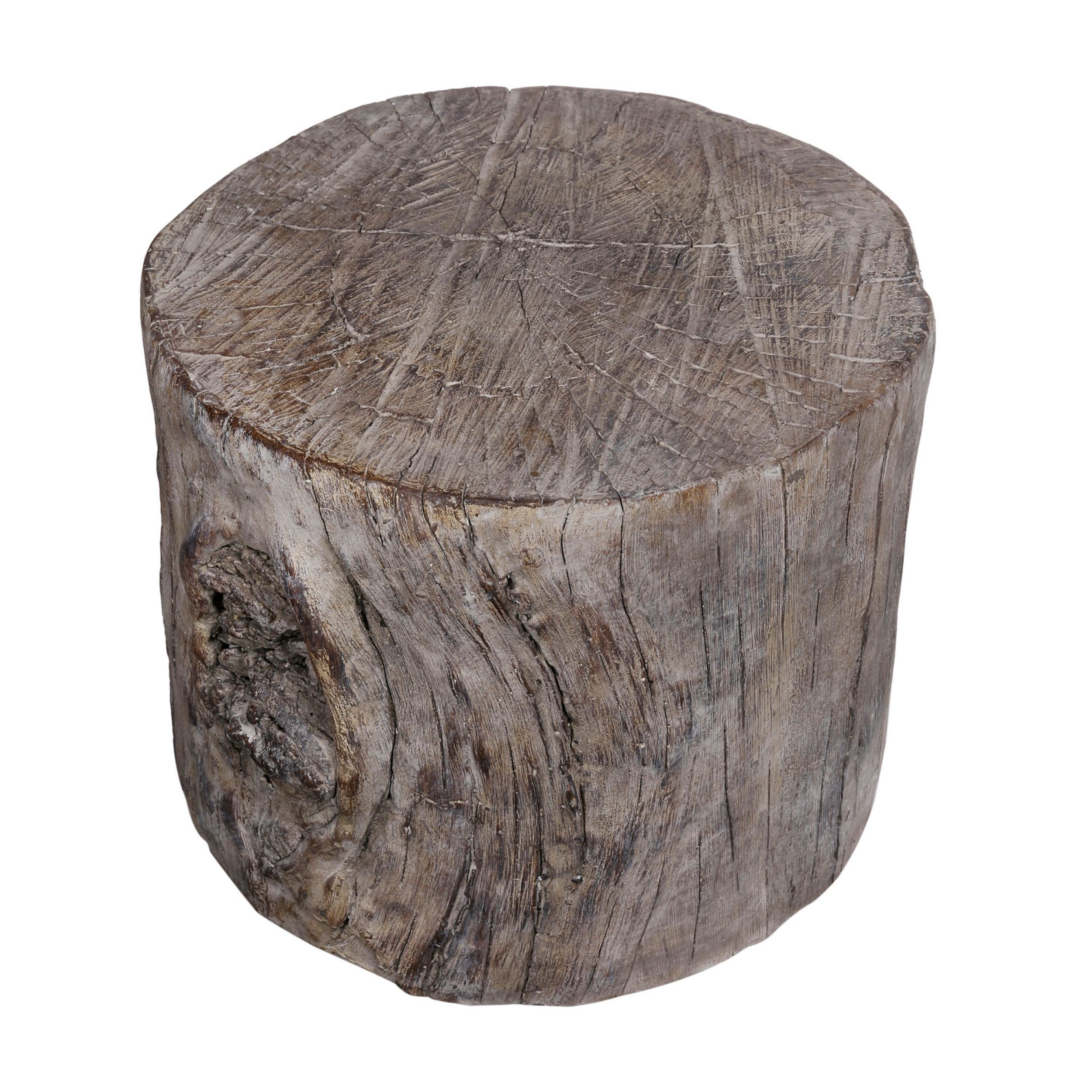 Millwood Pines Suresnes Solid Wood Tree Stump End Table | Wayfair