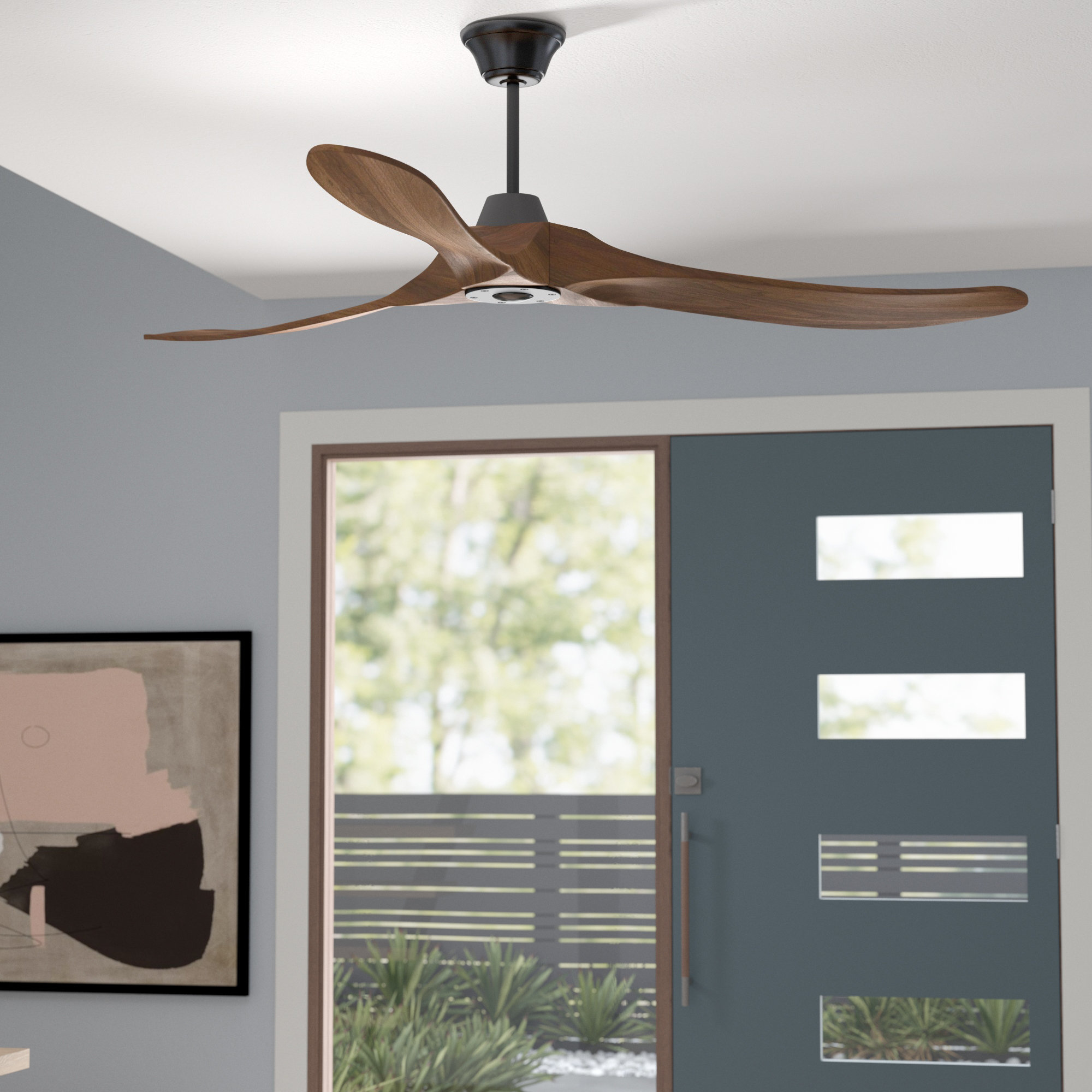 Brayden Studio® 60" Batha 3 - Blade Propeller Ceiling Fan with Remote ...