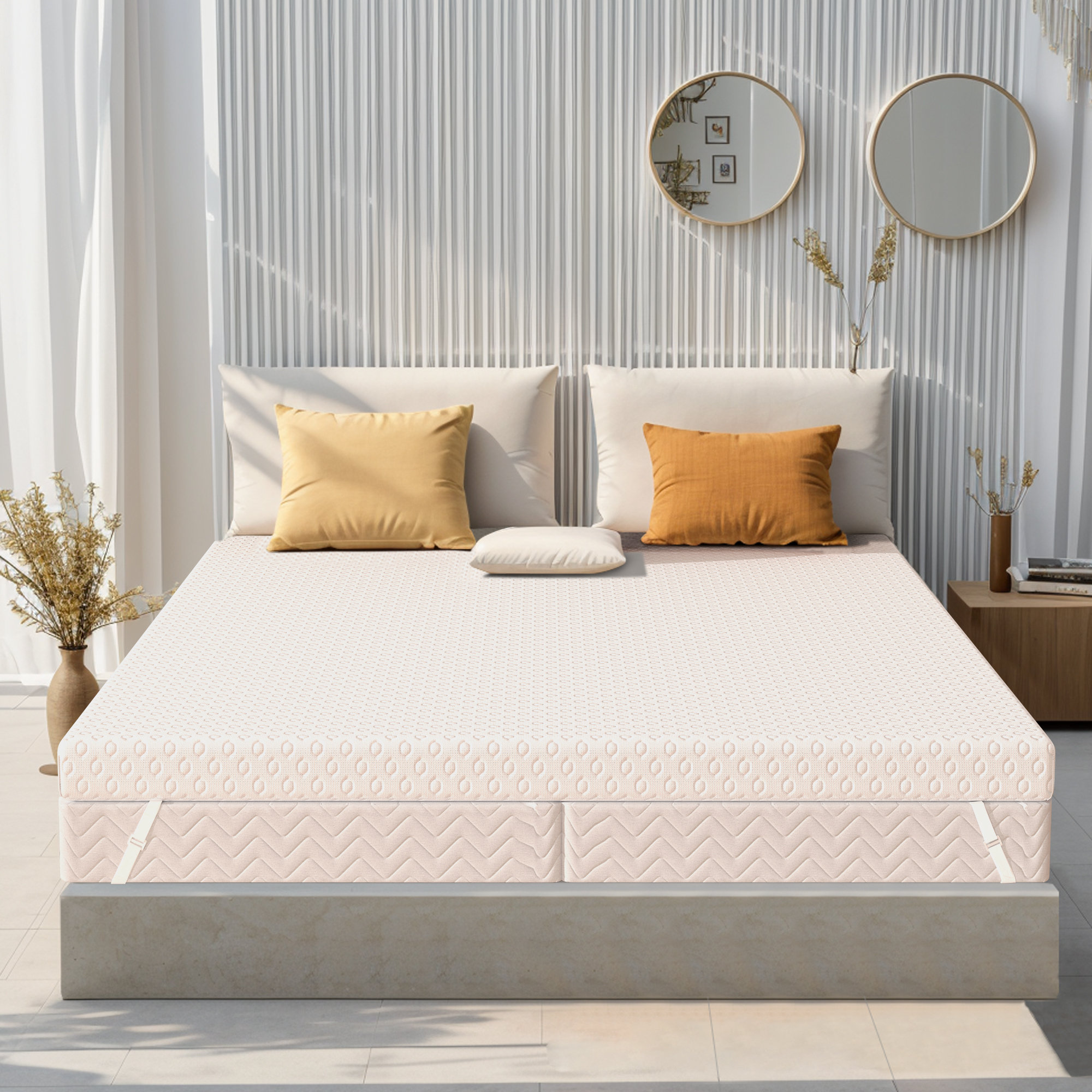 Alwyn Home Bayton 3'' Memory Foam Mattress Topper & Reviews | Wayfair