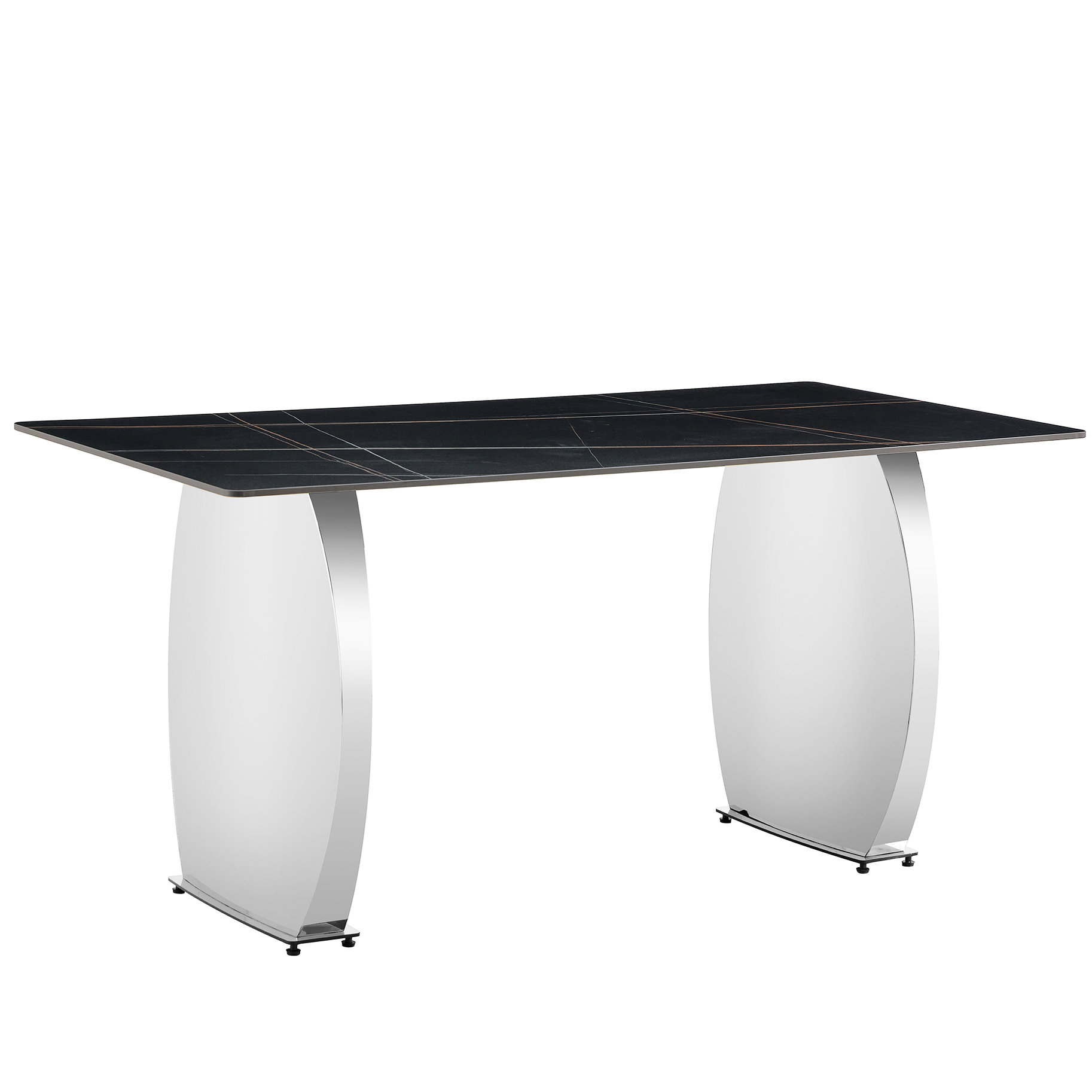Wrought Studio™ Classy Ultra Modern Rectangular Table With Sintered ...
