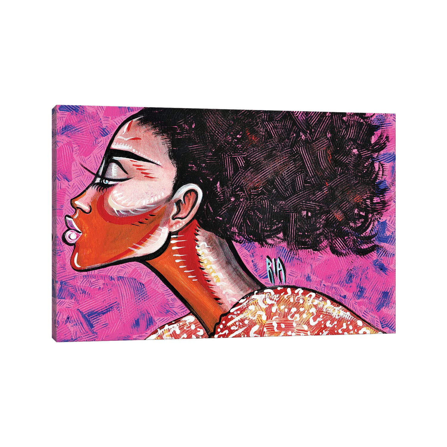 East Urban Home Unpredictable by Artist Ria - Wrapped Canvas Painting ...