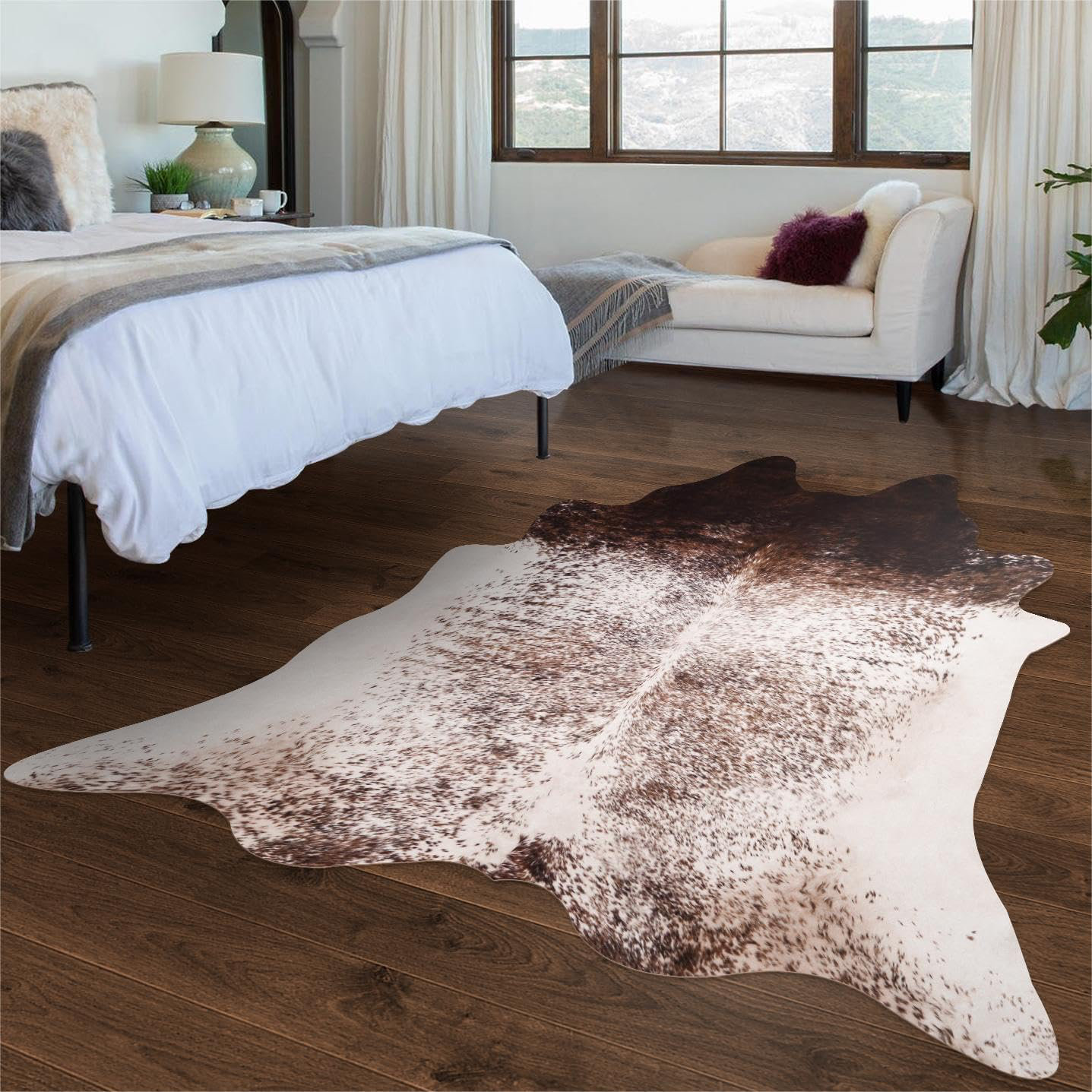 Millwood Pines Faux Cowhide Rug Cow Rug Rustic Chic Western Rugs For ...