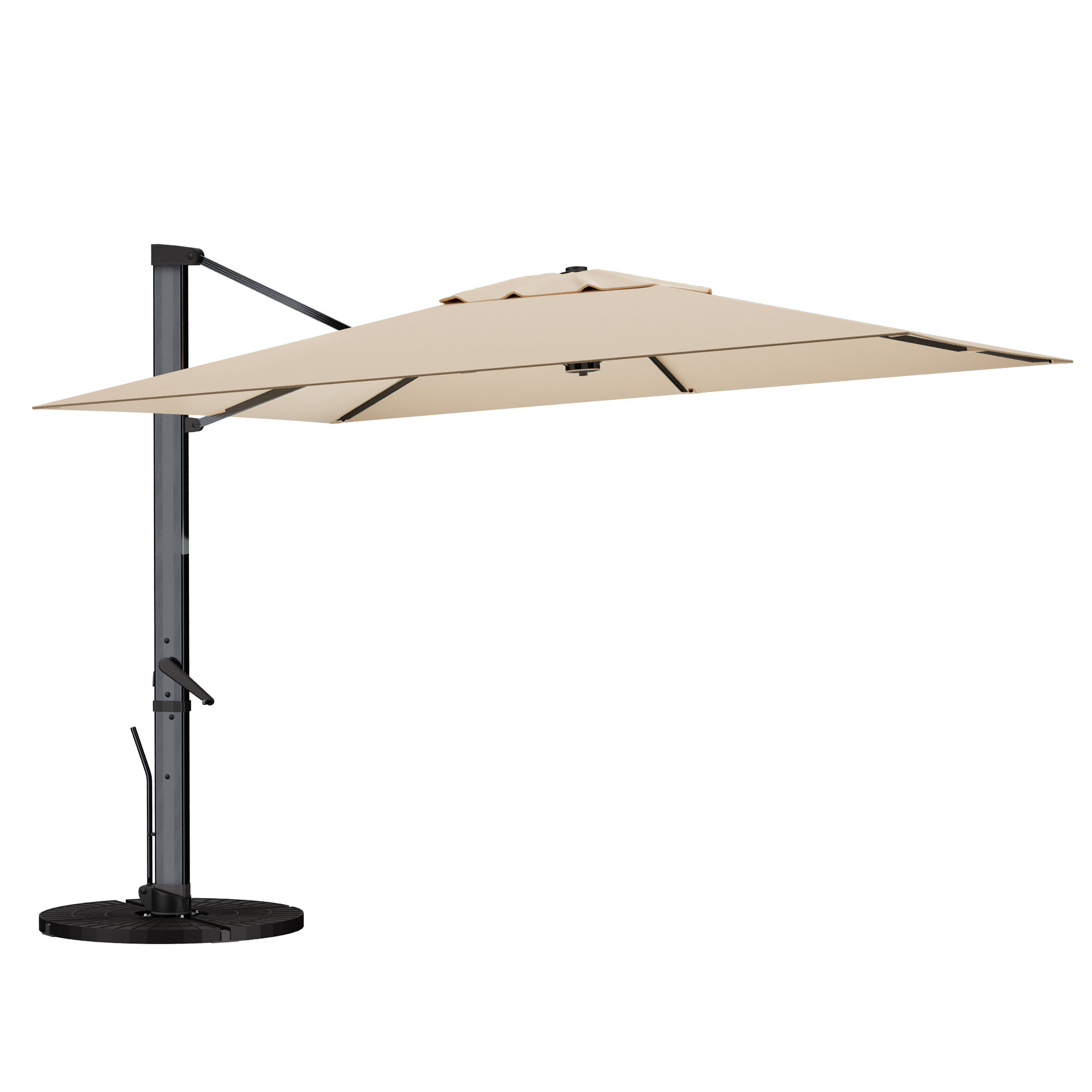 Red Barrel Studio® Makella 10ft. x 10ft. Umbrella Without Base, Tan ...