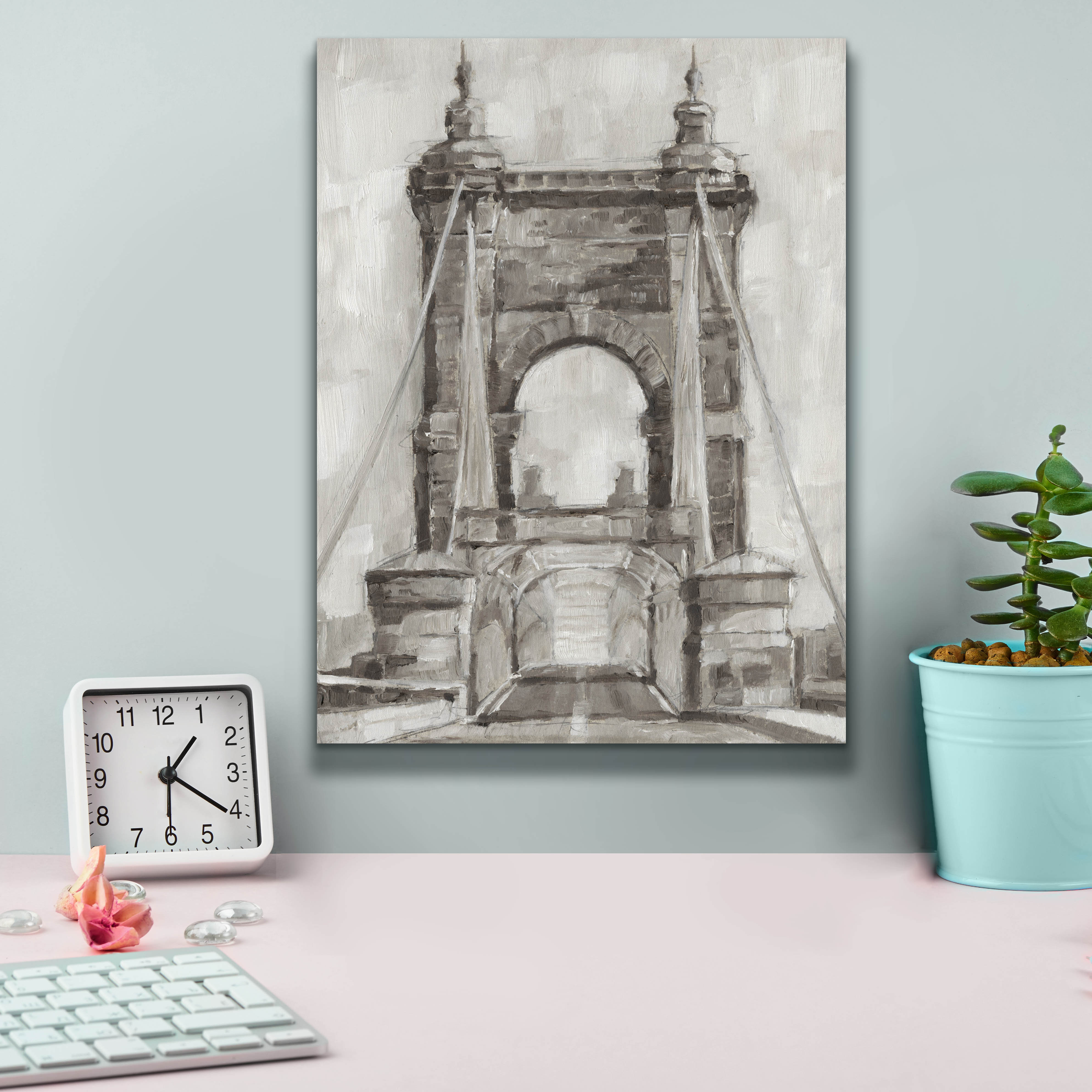 Winston Porter 'Bridge Crossing 2' by Ethan Harper Canvas Wall Art ...