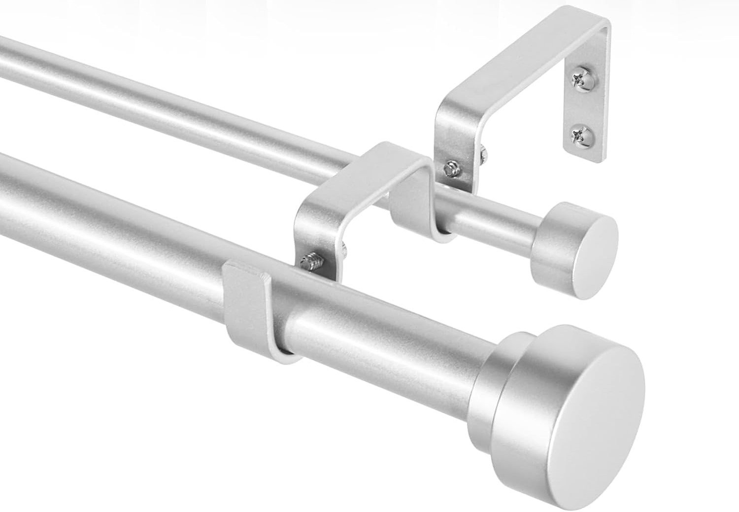 Hokku Designs Heavy Duty Double Rod Curtain for Windows, 1 Inch ...