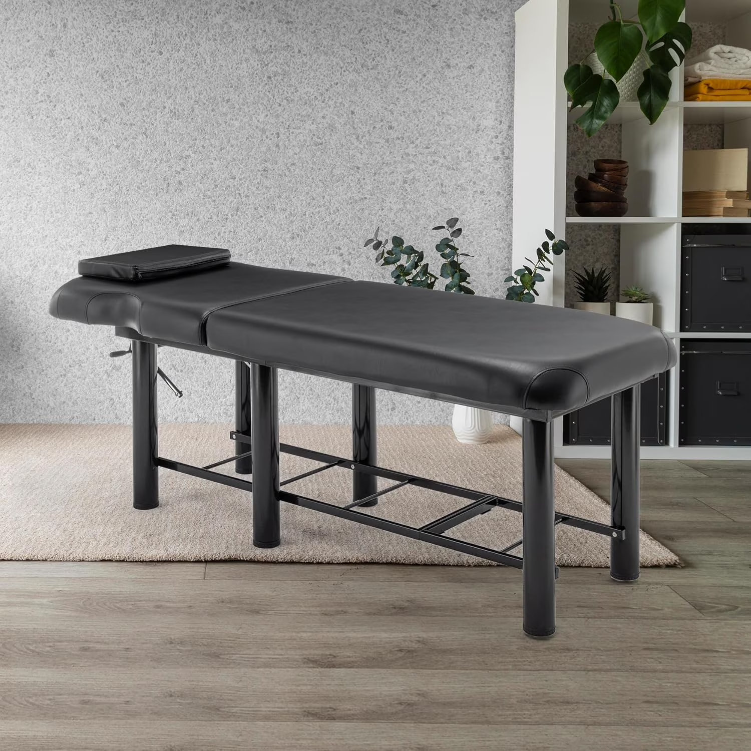 Anwickjeff Adjustable Backrest Massage Bed - Featuring Memory Foam ...