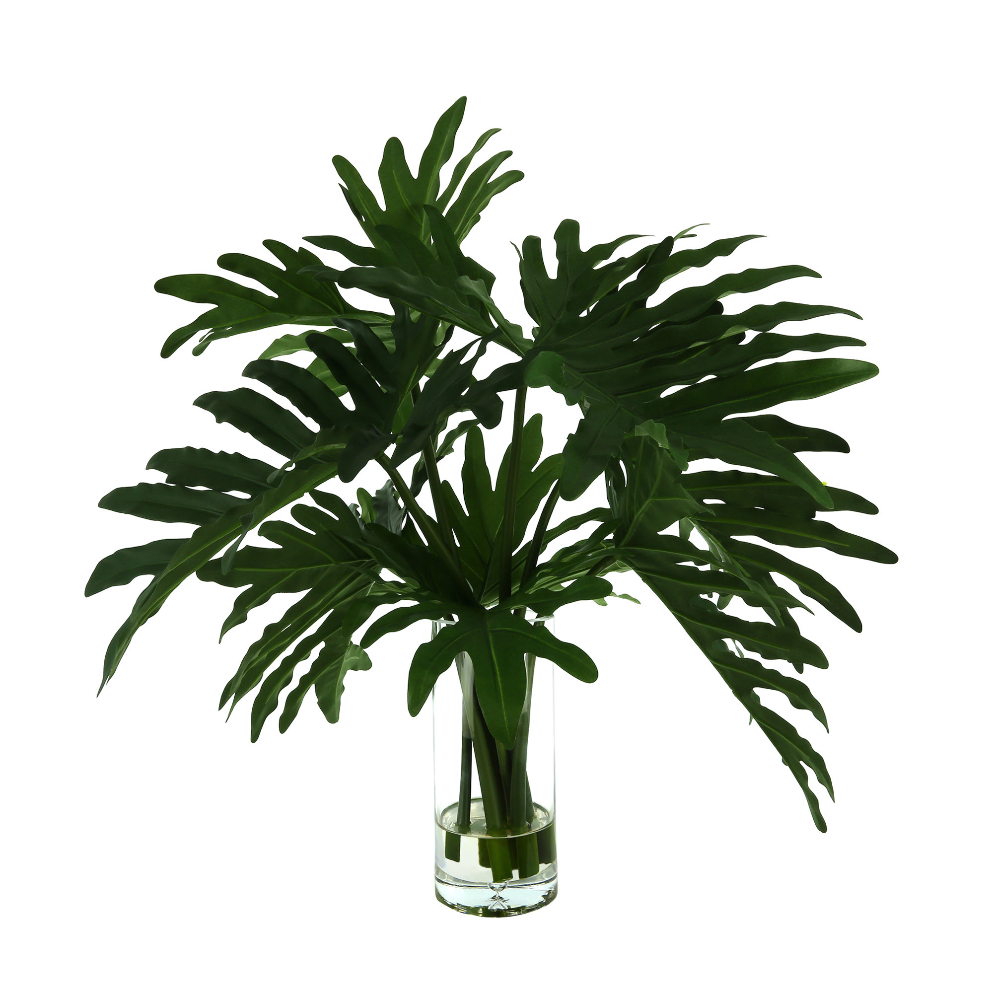 Freeport Park® Janousek Janousek Organic Modern Faux Philodendron ...
