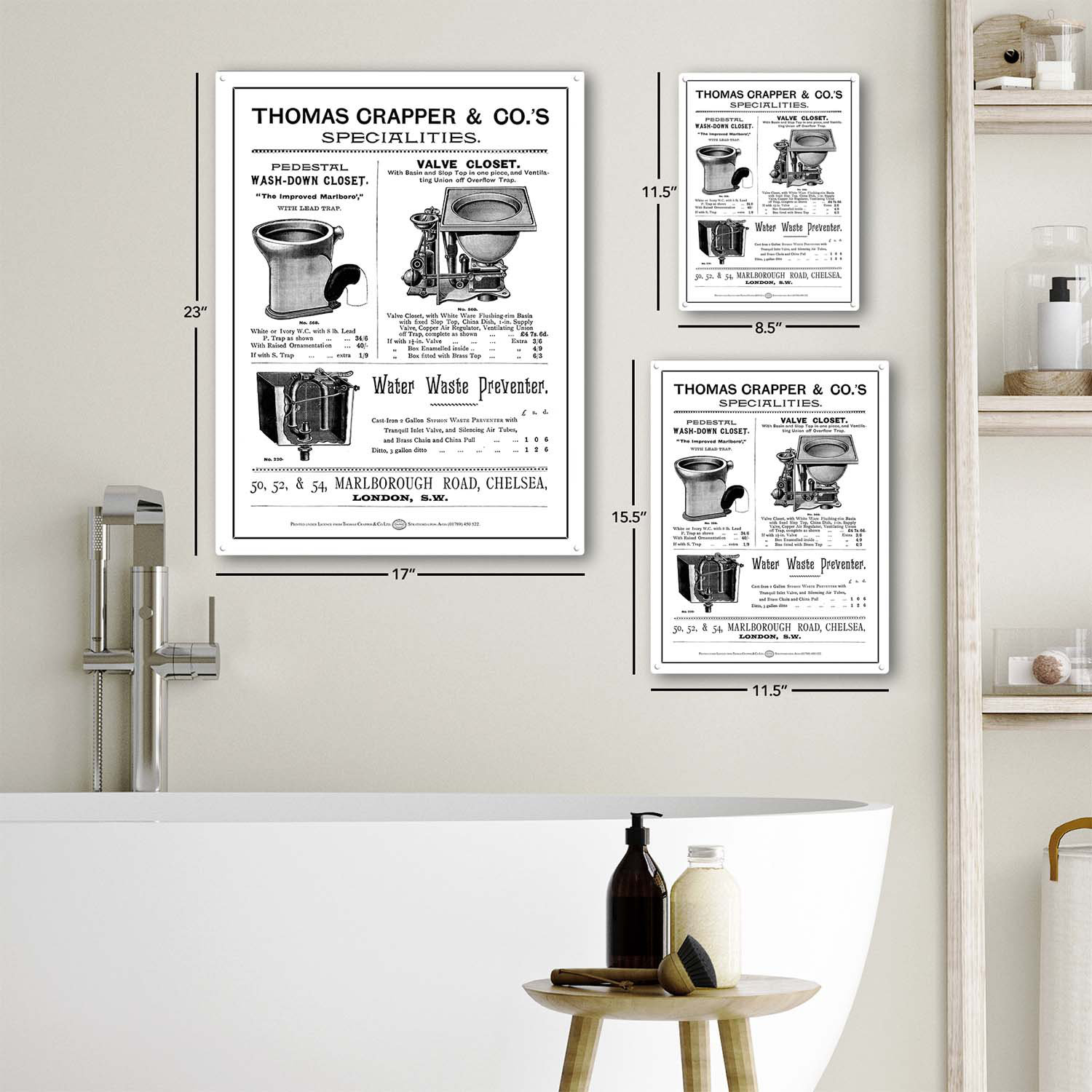 Trinx Thomas Crapper & CO Metal Sign - Wayfair Canada