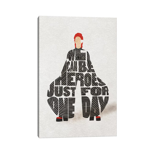 Ebern Designs David Bowie by Ayse Deniz Akerman - Print on Canvas ...