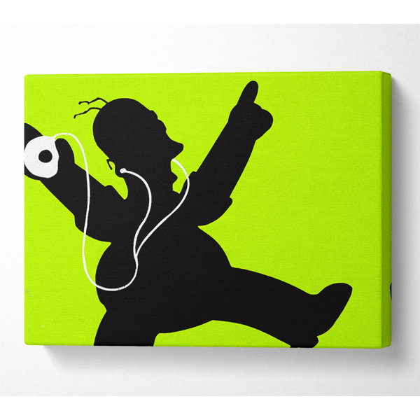 17 Stories Homer Simpson - Wrapped Canvas Print | Wayfair.co.uk