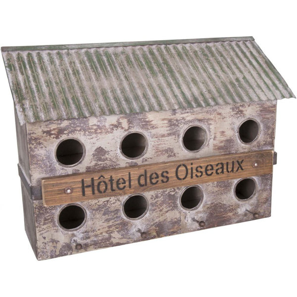 Harriet Bee Nesting Box Oiseaux Free Standing Bird House | Wayfair.co.uk