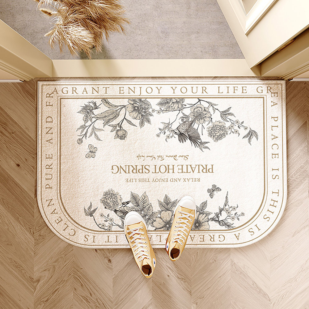 East Urban Home Doormat, Indoor/ Out Door Mat, Set Of 2 | Wayfair